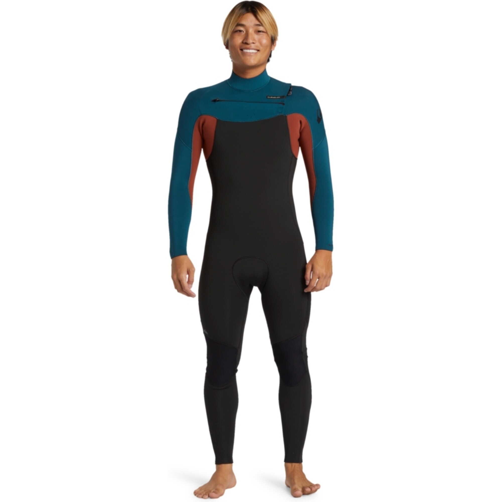 2024 Quiksilver Mens Everyday Sessions 4/3mm Chest Zip Wetsuit EQYW103201 | Wetsuit Outlet
